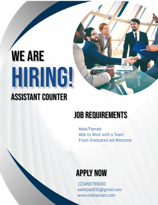 We are hiring job templates | PosterMyWall