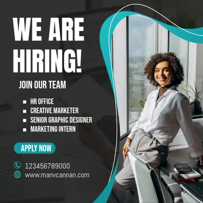 We are hiring job templates | PosterMyWall
