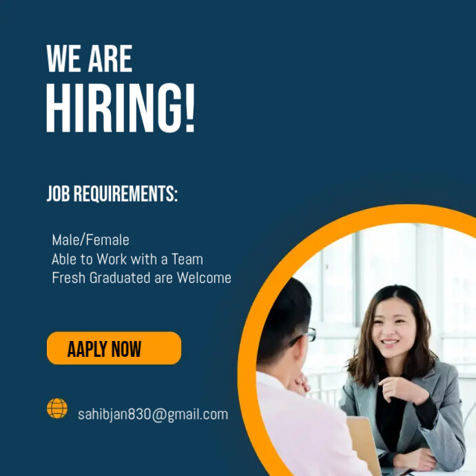 Copy of We are hiring job templates | PosterMyWall