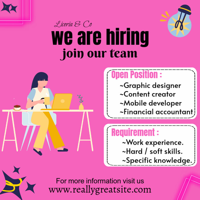 We Are Hiring Join Our Team Template | PosterMyWall
