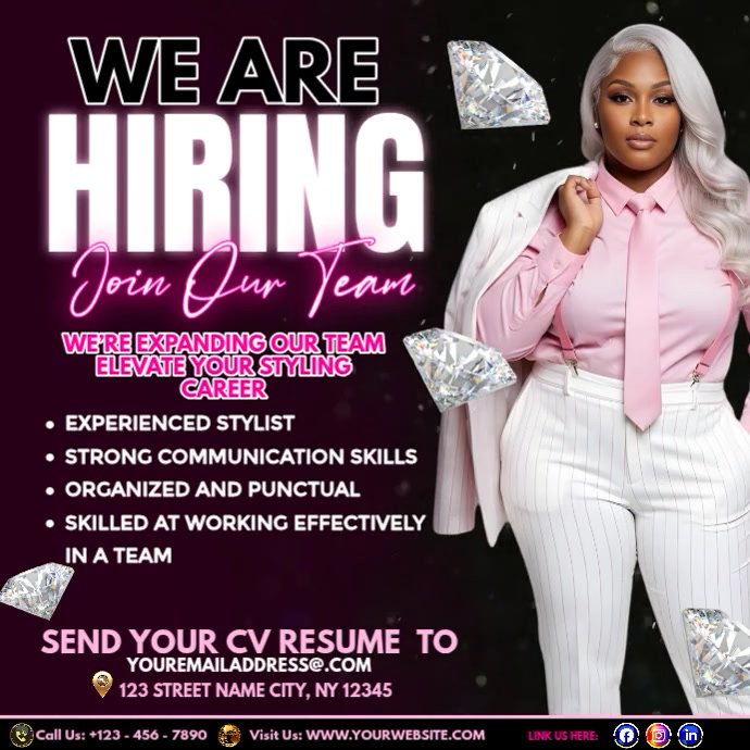 We Are Hiring Join Team Template | PosterMyWall