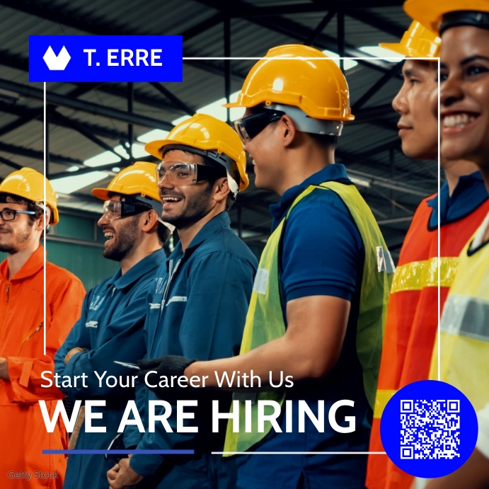 we are hiring minimal printable advertisement Template | PosterMyWall