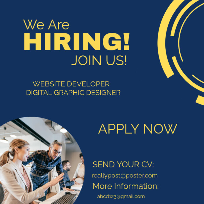 Copy of we are hiring new job adventure 2024 | PosterMyWall