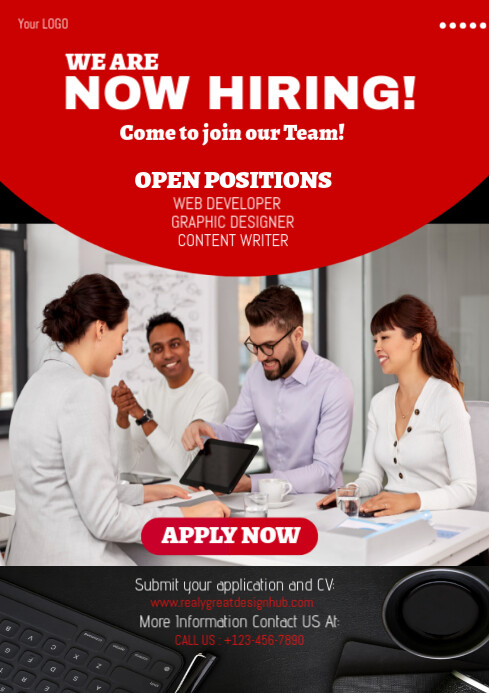 we are hiring new job position at our site opening new 2025555 Template ...