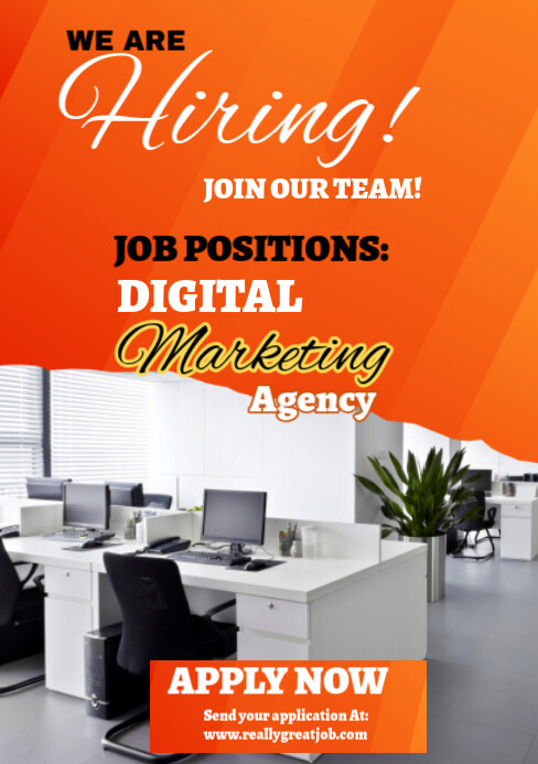 we are hiring now 2025 great flyers now Template | PosterMyWall