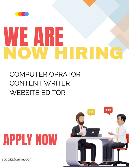 We Are Hiring Now New Flyers At Bbc Flyer (us Template | PosterMyWall