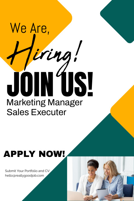 Plantilla de we are hiring now professional job flyers eve | PosterMyWall