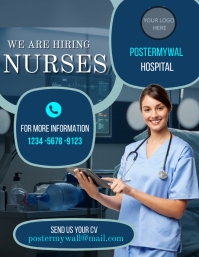 we are hiring nurses Template | PosterMyWall