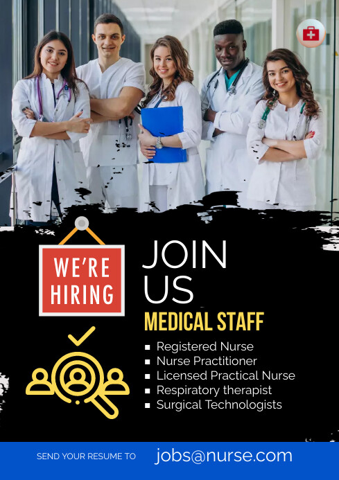 We are Hiring Nurses Template | PosterMyWall