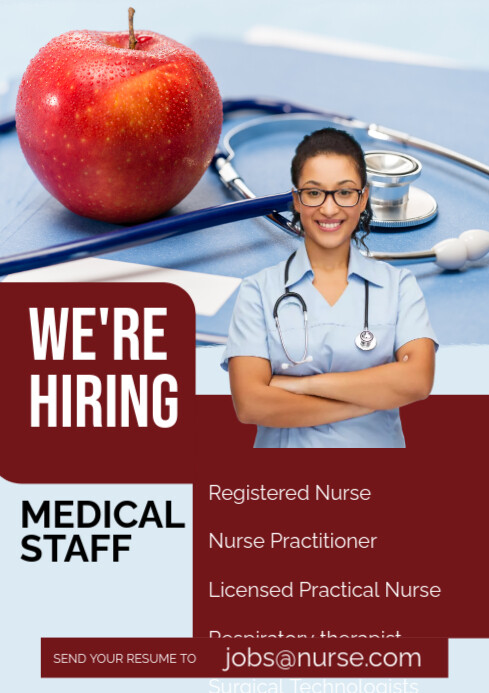 We are Hiring Nurses Template | PosterMyWall