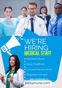 We are Hiring Nurses Template | PosterMyWall