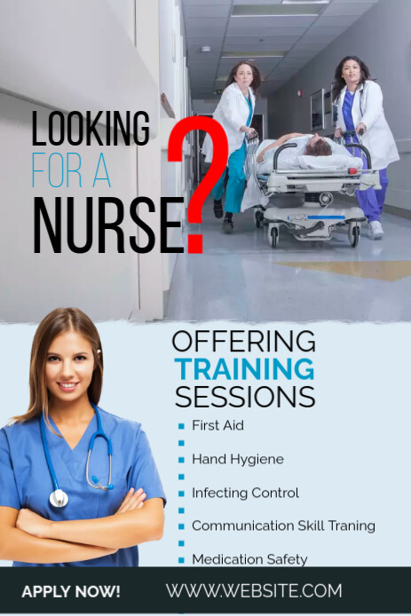 We are Hiring Nurses Template | PosterMyWall