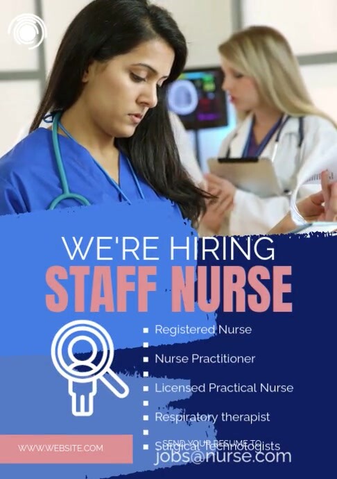 We are Hiring Nurses Template | PosterMyWall