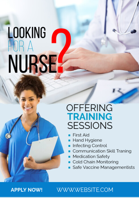 We are Hiring Nurses Template | PosterMyWall