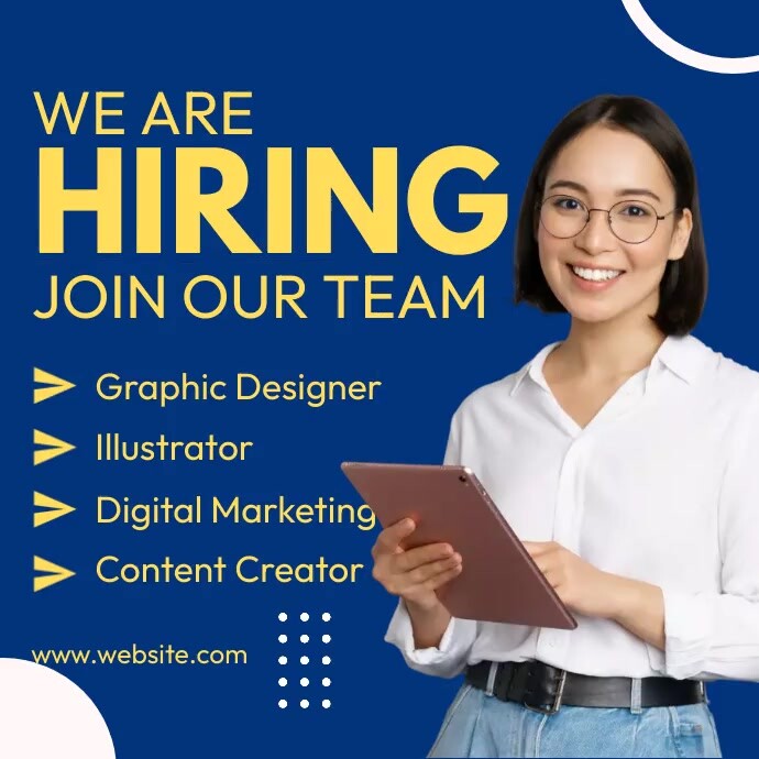 We Are Hiring Offer Template | PosterMyWall
