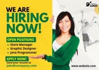 Hiring Postcard Template | PosterMyWall