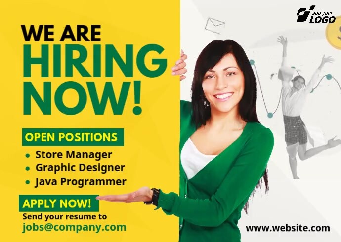 We Are Hiring Postcard Template | PosterMyWall