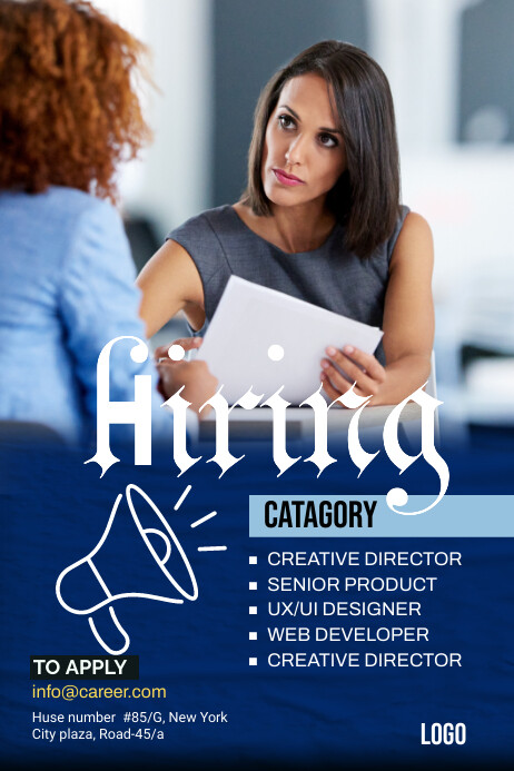 We are hiring Poster Template | PosterMyWall