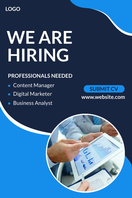 We are hiring poster design Template | PosterMyWall