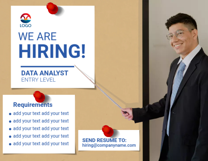 We are hiring poster Template | PosterMyWall