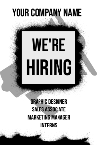 JOB POSTER TEMPLATE | PosterMyWall