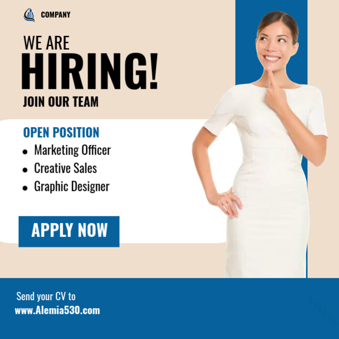 We Are Hiring template | PosterMyWall