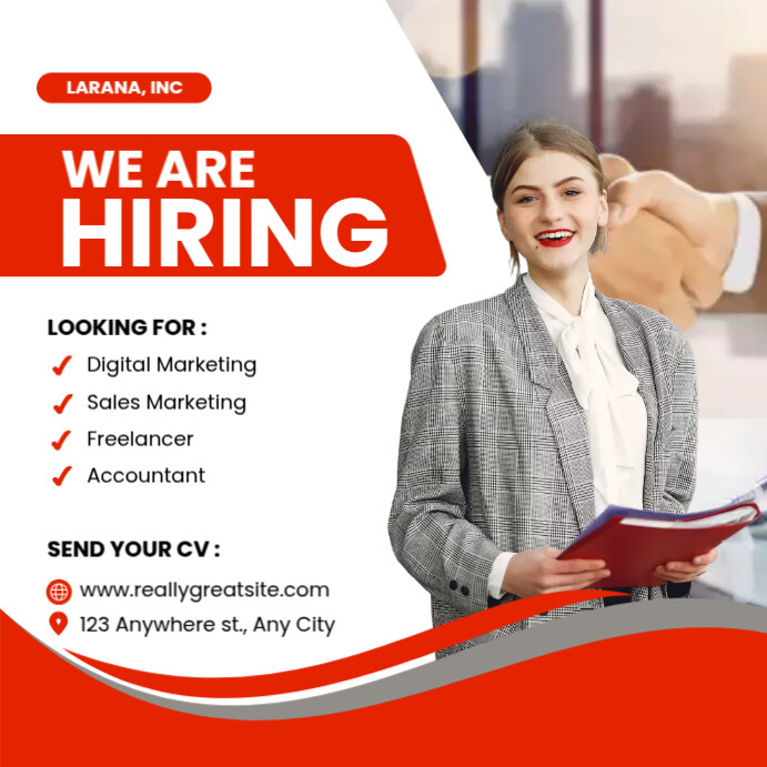 Copy of we are hiring template | PosterMyWall