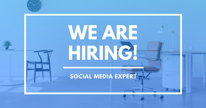 We Are Hiring Template Facebook Post | PosterMyWall
