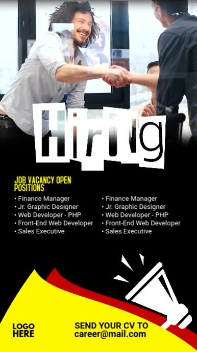 We Are Hiring WhatsApp Status Template | PosterMyWall