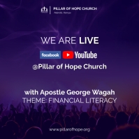 we are live flyer template | PosterMyWall