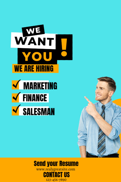 Copy of We are looking new talent hard working | PosterMyWall