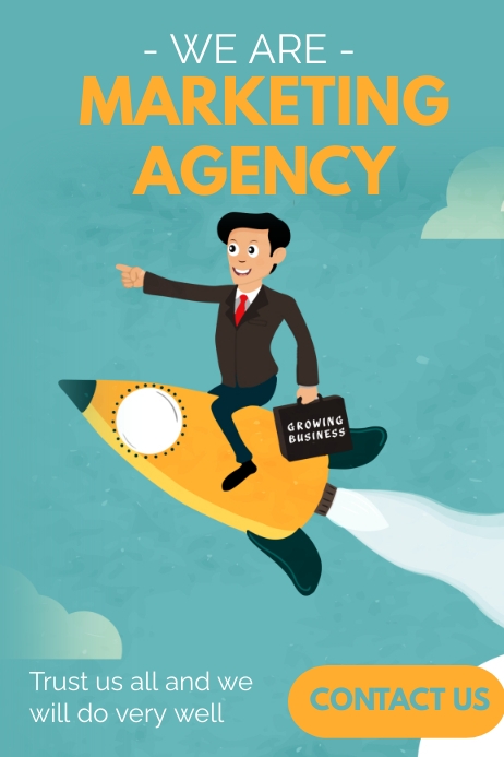 We are marketing agency poster template | PosterMyWall