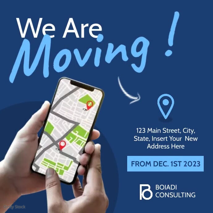 Copy of we are moving advertising video instagram pos | PosterMyWall