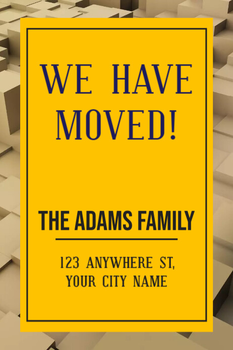 we are moving5 Template | PosterMyWall
