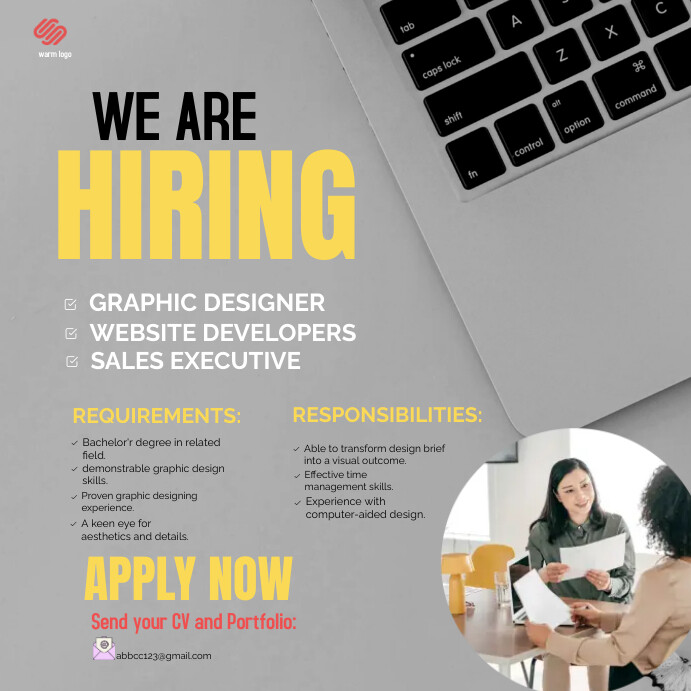 we are need a job flyers Template | PosterMyWall