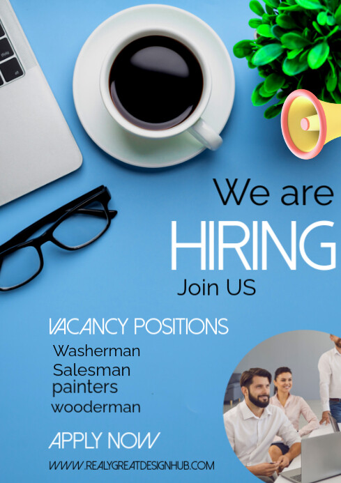 Copy of We are need a new employees sites at now | PosterMyWall