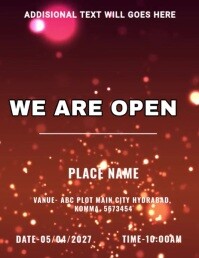 we are open Template | PosterMyWall
