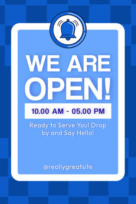 Copy of We Are Open Announcement | PosterMyWall