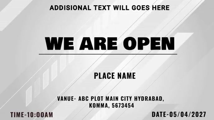 we are open Template | PosterMyWall
