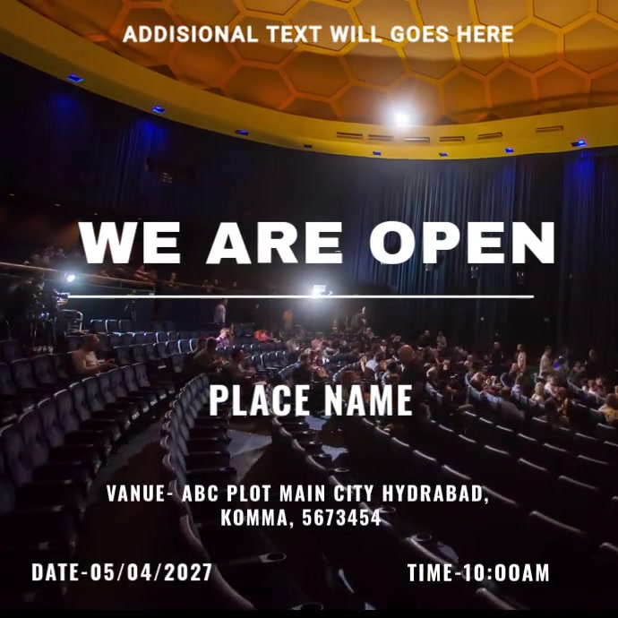 we are open Template | PosterMyWall