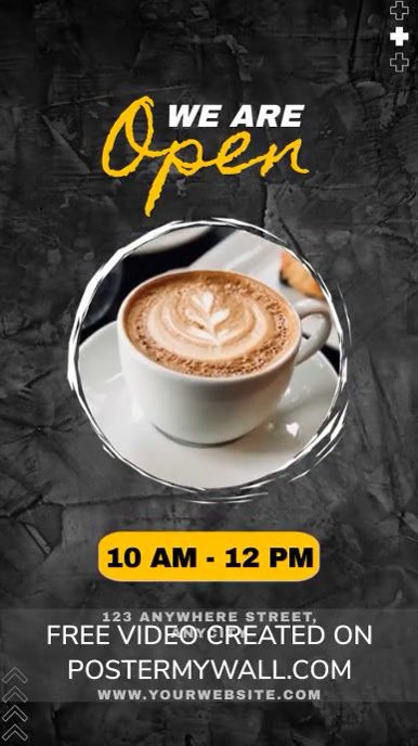 We Are Open Template | PosterMyWall