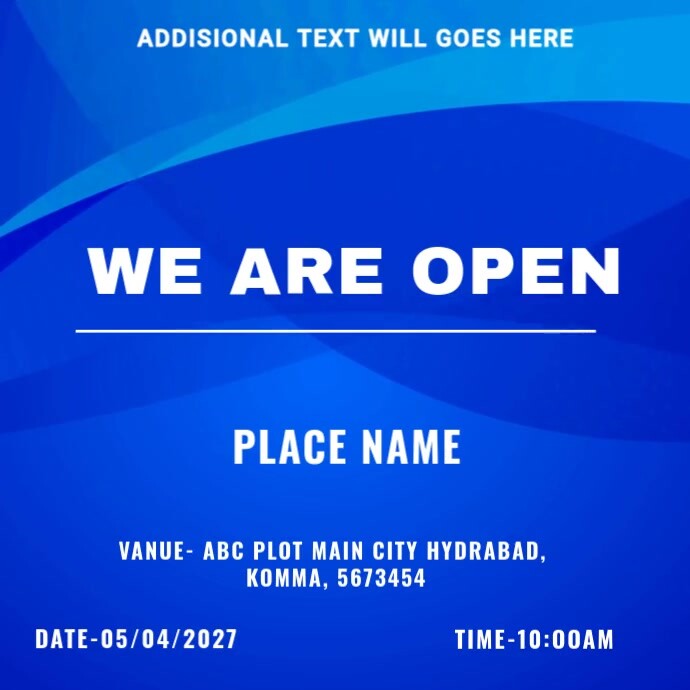 we are open Template | PosterMyWall