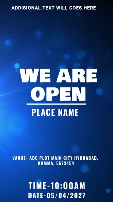 we are open Template | PosterMyWall