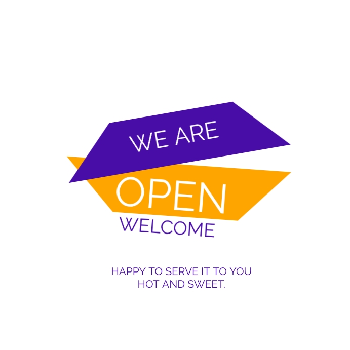 we are open Template | PosterMyWall