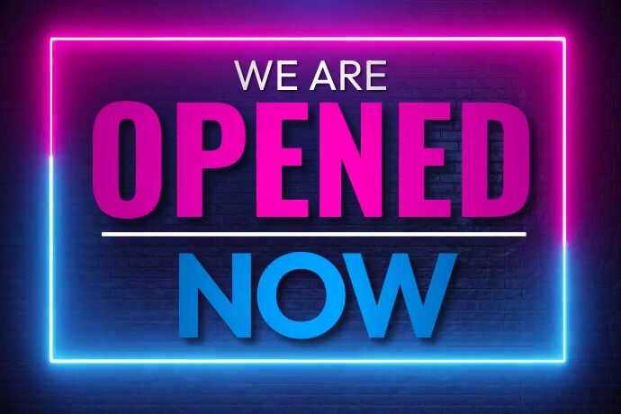 We are open Template | PosterMyWall