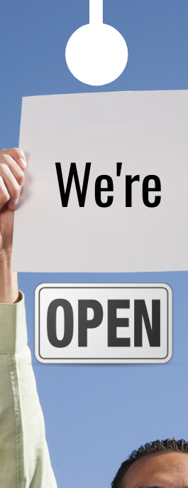 We are open Template | PosterMyWall