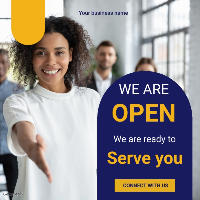 we are open Template | PosterMyWall