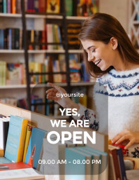 We Are Open Template | PosterMyWall