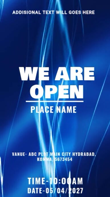 we are open Template | PosterMyWall