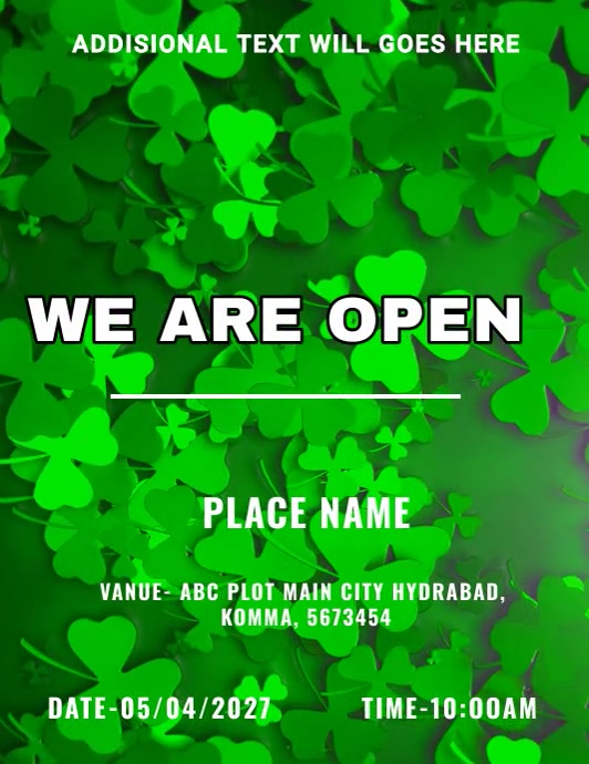 we are open Template | PosterMyWall